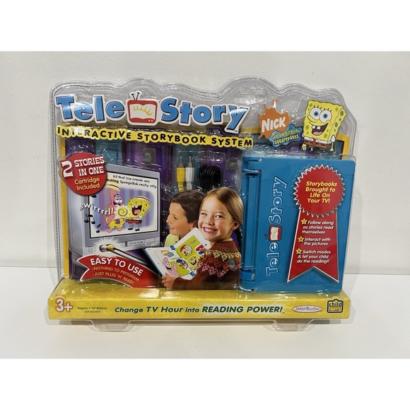 Toys | Nickelodeon Tele Story Spongebob Interactive Story Book System ...